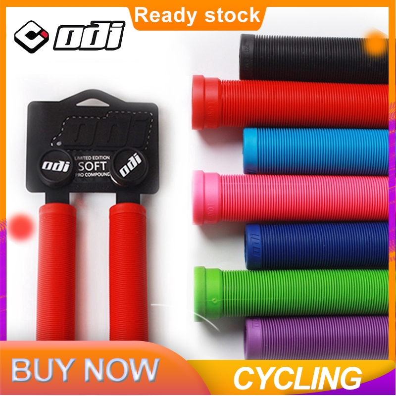 MTB Handlebar Grips Soft Silicone Shockproof Wear-resistant Handlebar ...
