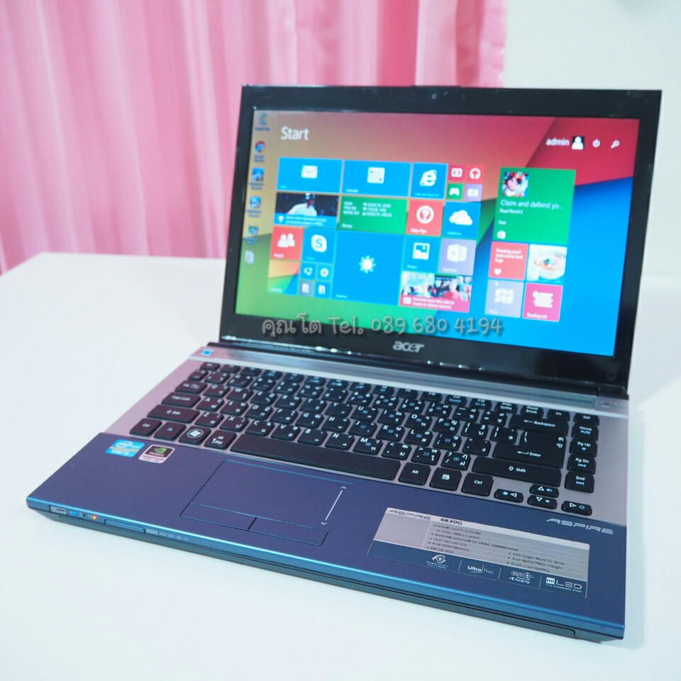 Acer เครื่องบางสวย Core i3 (การ์ดจอ GeForce GT 540M 2GB) | Shopee Thailand