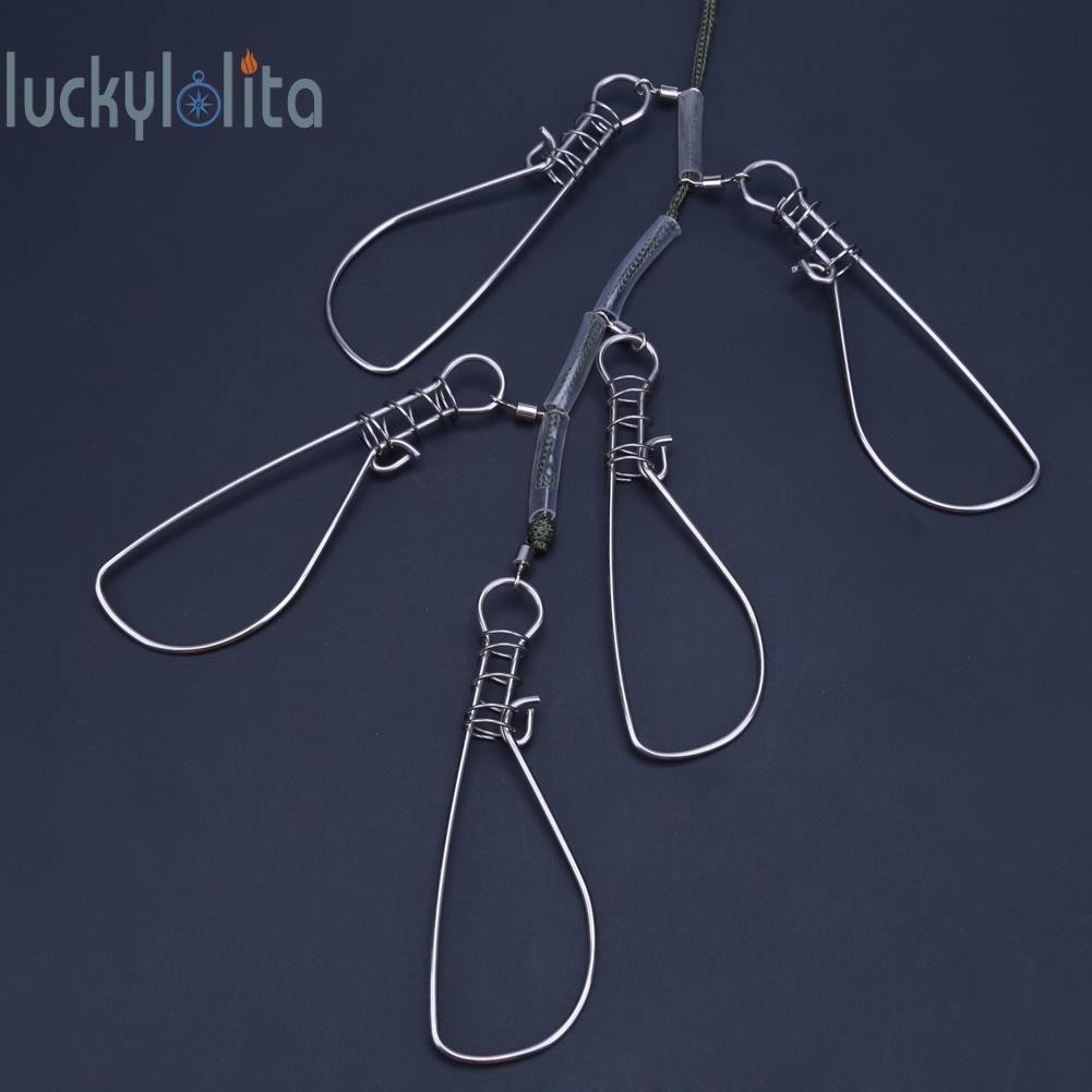 Luc-COD Outdoor Sports FishLock Stick Stainless Steel Fish Buckle Fish ...