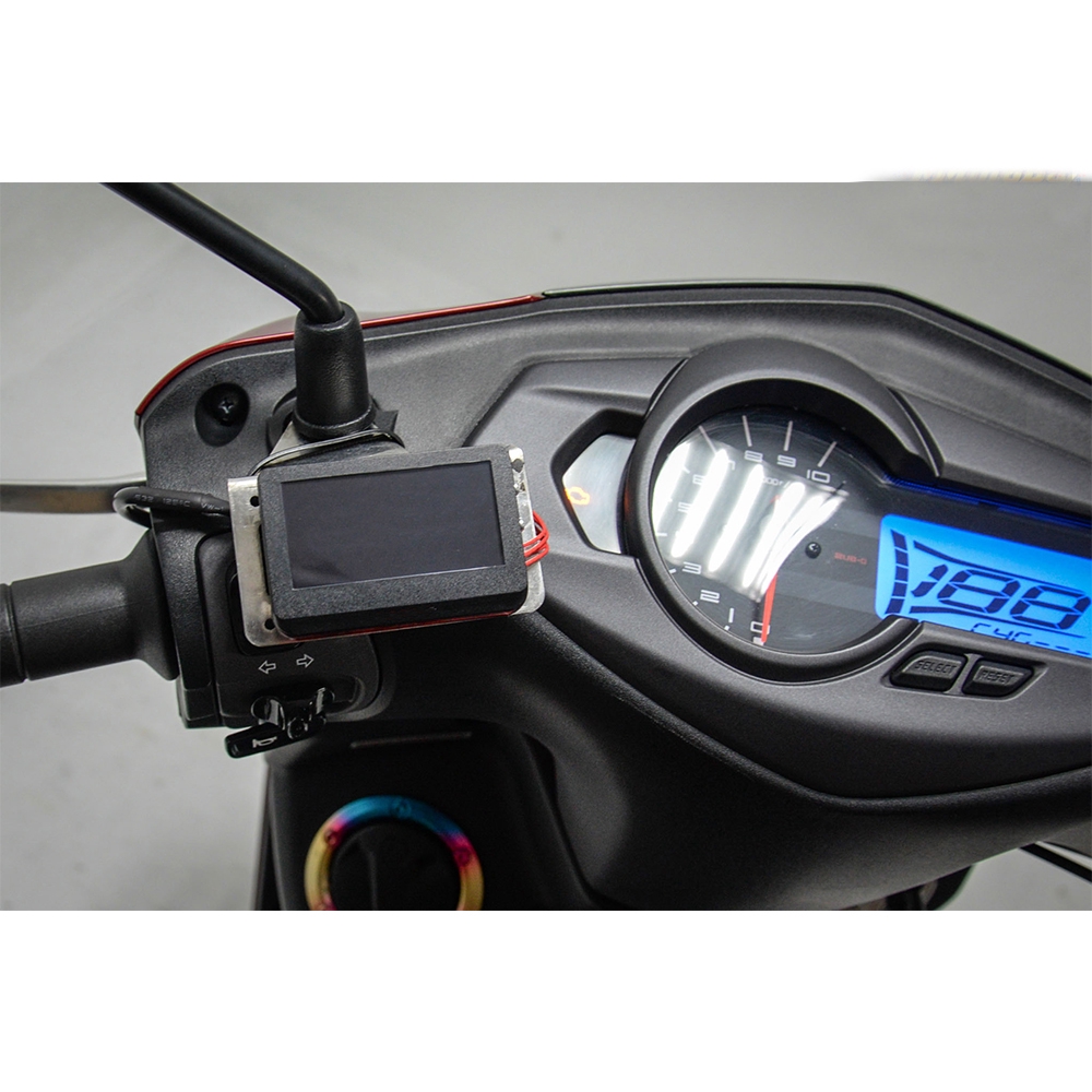 Koso Mini RPM Meter Digital Square LCD Display Engine Tach Hour Meter ...