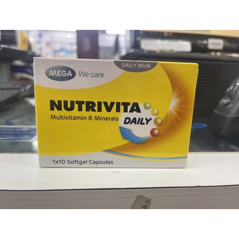 NUTRIVITA นูทริไวต้า วิตามินรวม เพื่อคนวัยทำงาน สูตร CDZinc วิตามินบีและเกลือแร่ 10 30 แคปซูล ...