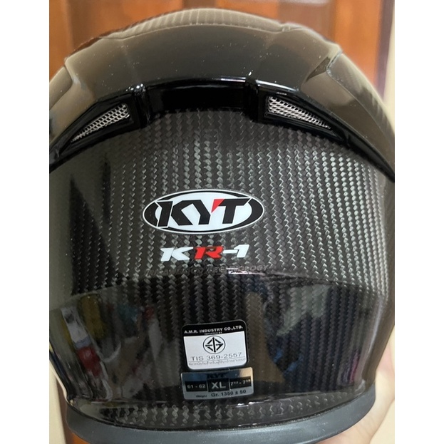 -Sold Out- ส่งต่อ หมวกกันน็อค KYT KR-1 Pure Carbon ของแท้ พร้อมกล่อง (รวมส่ง) - nifty.sis - ThaiPick