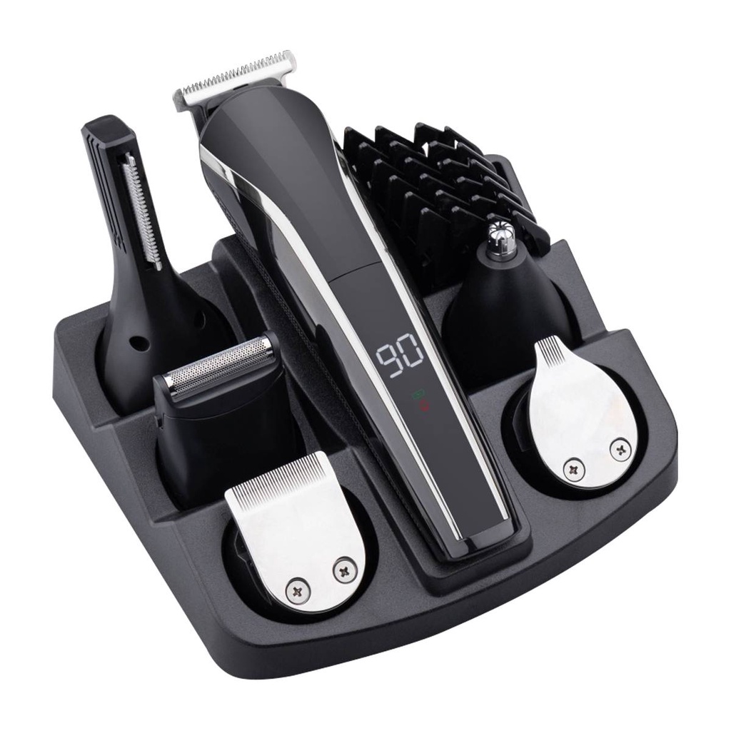 12 in 1 Cordless Multi-functional Hair Beard Trimmer Mustache Grooming ...