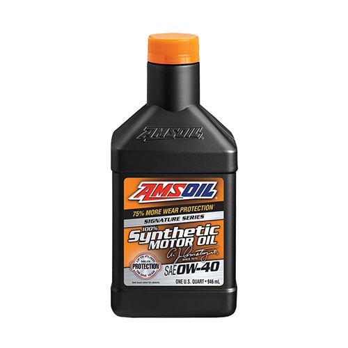 AMSOIL USA SAE 0W-40 Signature Series 100% Synthetic แอมซอยล์ Motor Oil ...