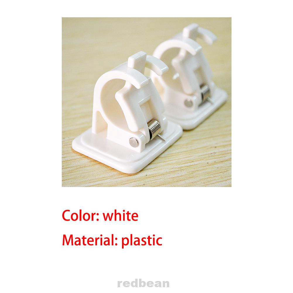 Curtain Rods Easy Install Plastic Wall Mounted Storage Hooks - redbean ...