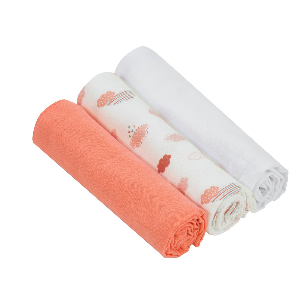 Clevamama ผ้าอ้อมมัสลินเซต 3 ชิ้น Muslin Cloth Set (3Pk) - vtkids ...