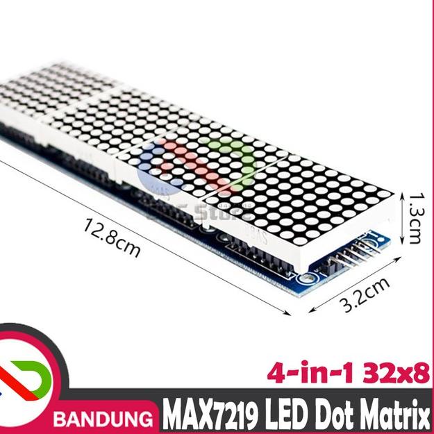 ขายSq27Max7219 โหมดข้อความ LED DOT MATRIX 8x8 4-IN-1 32X8 - asmaoshop.th - ThaiPick