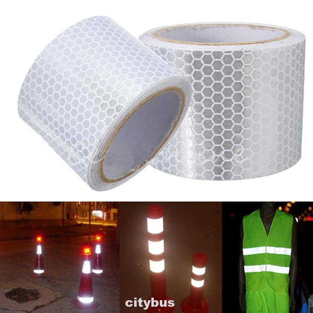 1/3/Car Reflective Warning Film Motorcycle Reflect Safety Strip Sticker ...