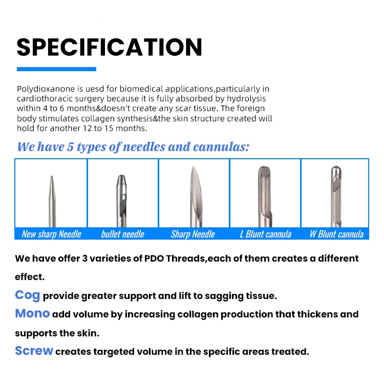 Free Shipping Wholesale Latest Instant Face Lift Korea Pdo Thread Lift ...