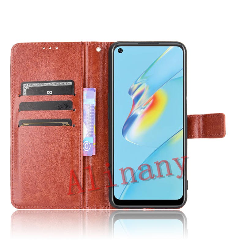 เคสสำ Oppo A54 Case Flip PU Leather Phone Casing Oppo A54 OppoA54 2021 ...