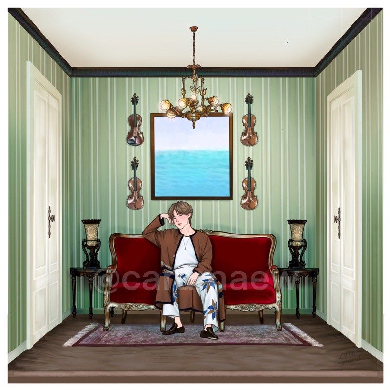 postcard BTS Members room โปสการ์ด BTS - caramaewshop - ThaiPick