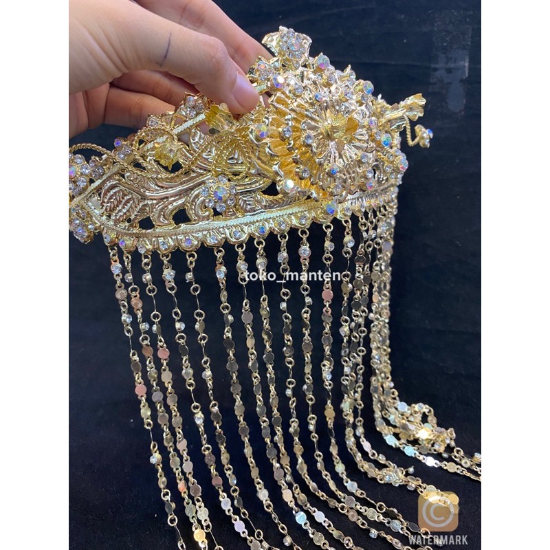 มงกุฎเจ้าสาว Betawi / Sunting Betawi / Siger Betawi สําหรับเจ้าสาว ...