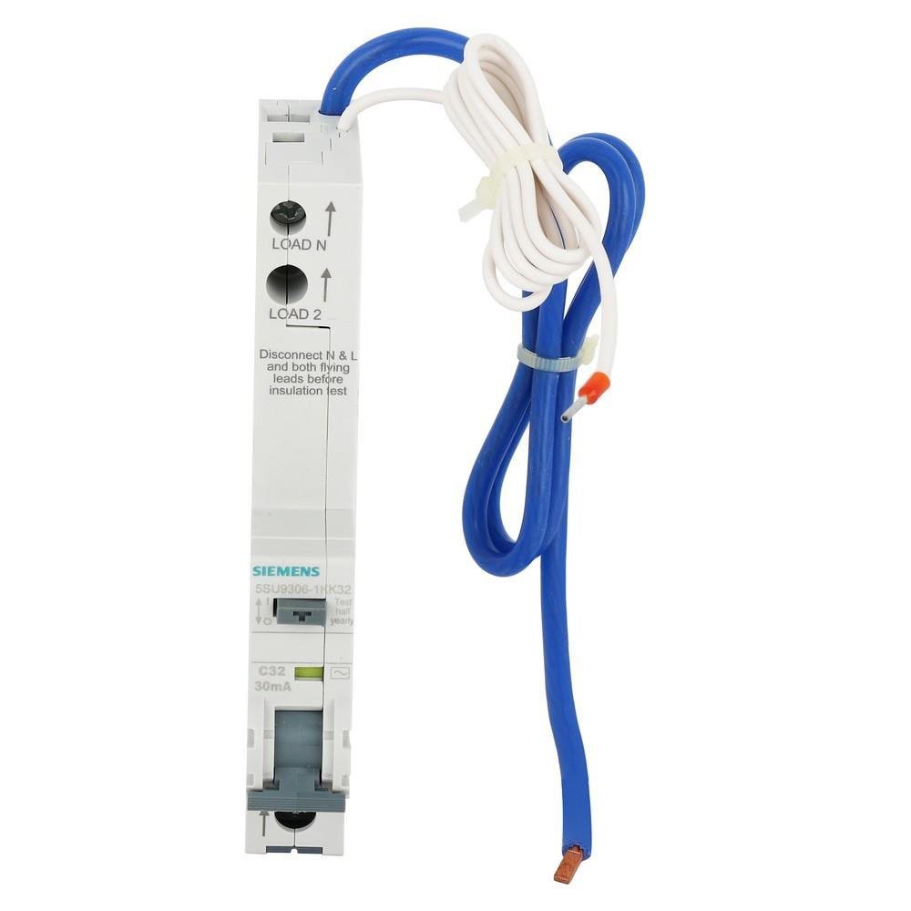 เบรกเกอร์ RCBO SIEMENS 32A 1P 6kA 30mA BREAKER RCBO 32A 1P 6KA 30MA ...