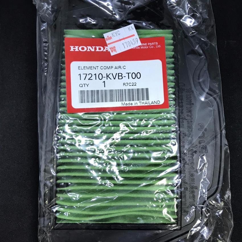 HONDA ไส้กรองอากาศ ของแท้ 17210-KVB-T00 สำหรับ คลิ๊ก-i Click-i | Shopee ...