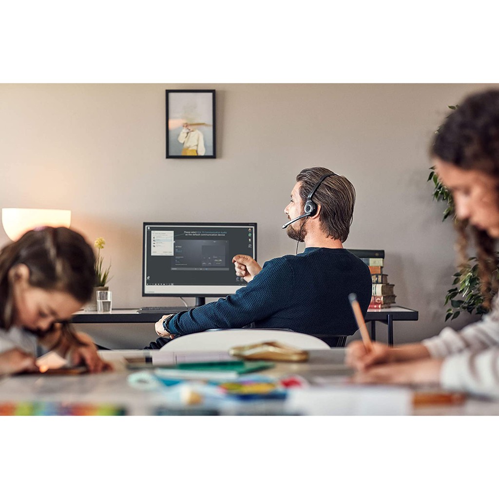 Epos Sennheiser PC 2 Chat หูฟังโมโนพร้อมไมค์ตัดเสียงรบกวน เเจ็คคู่ 3 ...