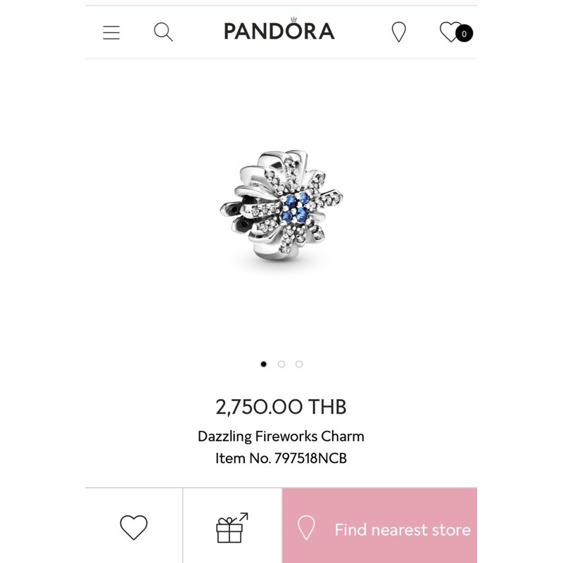 Pandora dazzling firework charm แท้100 - pandoradd - ThaiPick