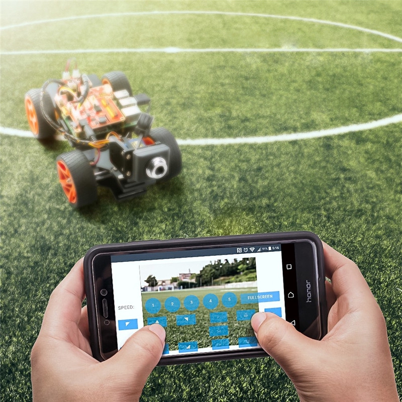 Sunfounder picar-V Smart Robot Video Car V 2.0 Kit สำหรับ Raspberry Pi ...