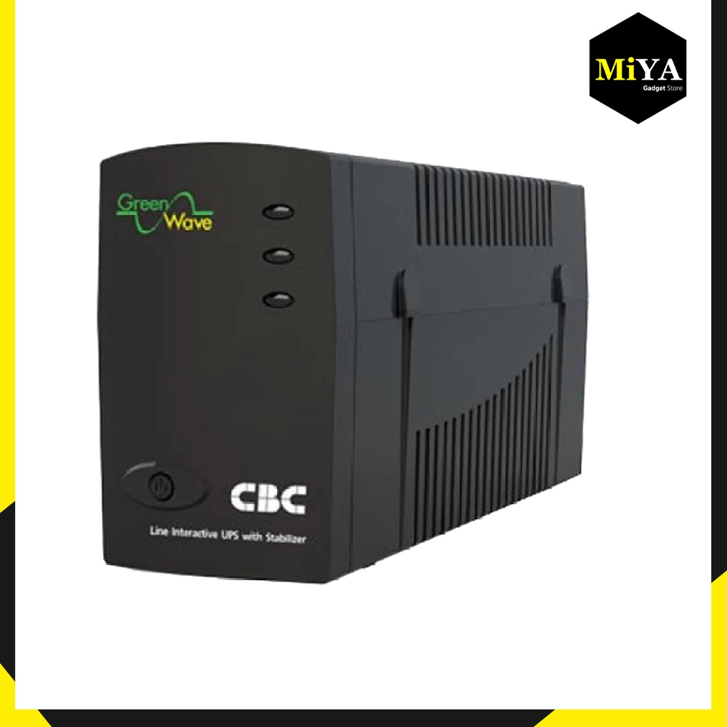 โปรแรง12.12UPS (เครื่องสำรองไฟฟ้า) CBC รุ่น CHAMP LCD (1000VA 600W ...
