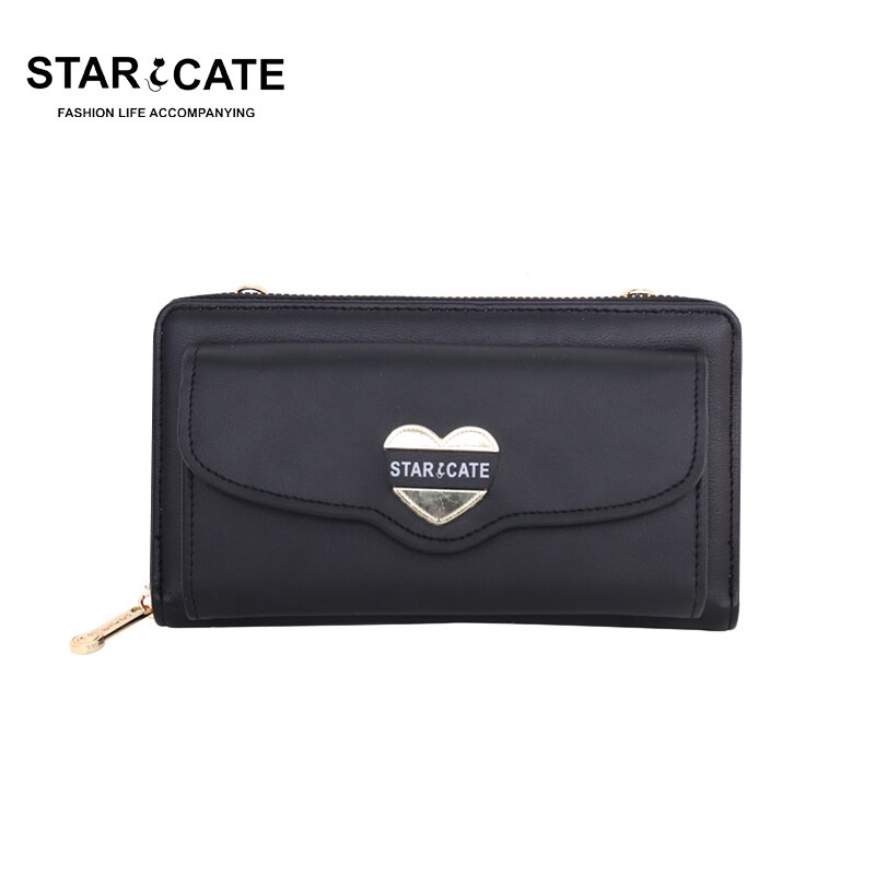 พร้อมส่ง กระเป๋าสตางค์แฟชั้นผู้หญิง STARCATE-S101 กระเป๋าตังค์ ใบยาว กระเป๋าเงิน มีสะพายข้าง ได้ ...