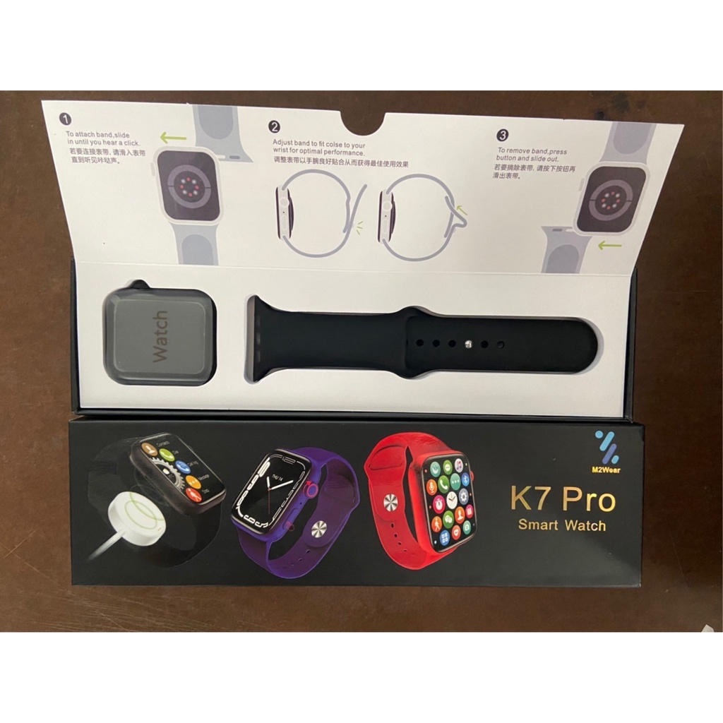 K7 Pro SmartWatch สมาร์ทวอทช์ สัมผัสได้เต็มจอ รองรับภาษาไทย นาฬิกาข้อมือ นาฬิกาสมาร์ท ส่งจากไทย ...