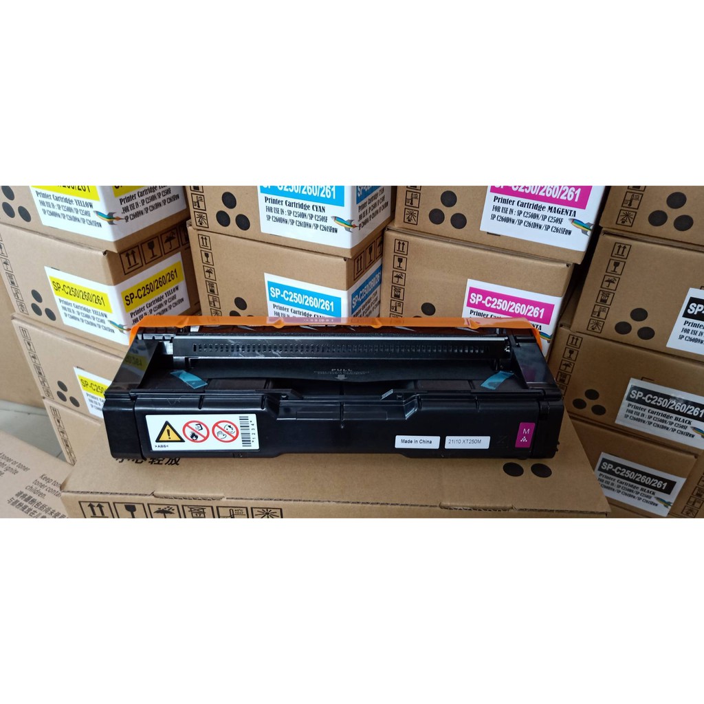 ตลับหมึกพิมพ์ เทียบเท่า Ricoh SP C250 C260C261ใช้สำหรับเครื่องพิมพ์ ...