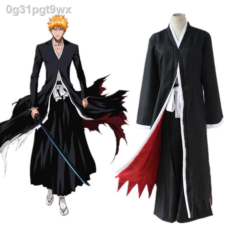 พร้อมส่งอนิเมะน่ารัก Grim Reaper Kurosaki Ichigo Swastika Cloak cos ...