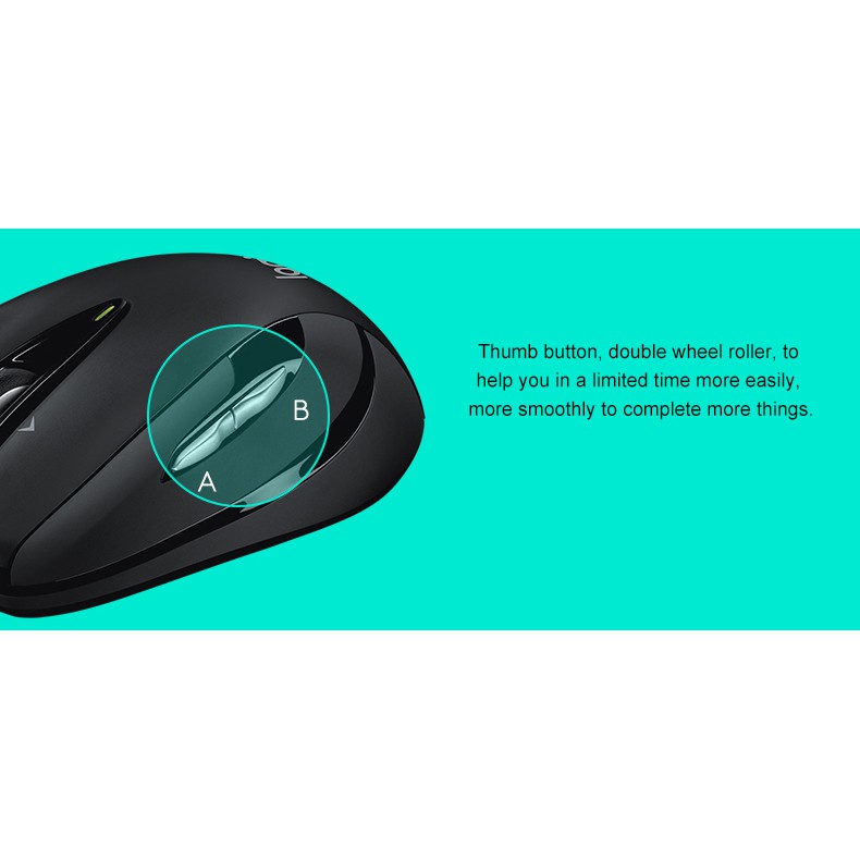 Original Logitech M545 เมาส์เลเซอร์ไร้สาย - f2t4xs7b3d - ThaiPick