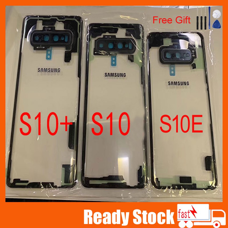 ღღSamsung S10 S10e S10 Plus Battery Cover Original Back Glass Replace ...
