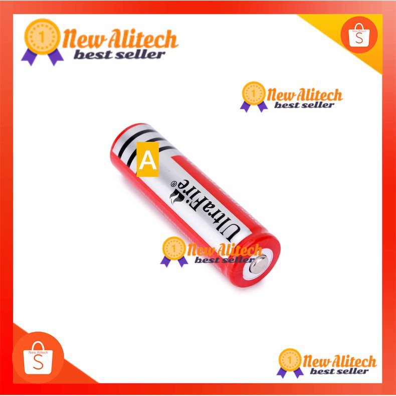 New Alitech ถ่านชาร์จ แท่นชาร์ต ถ่านชาร์ต 18650 UltraFire 3.7V 6800mAh ...