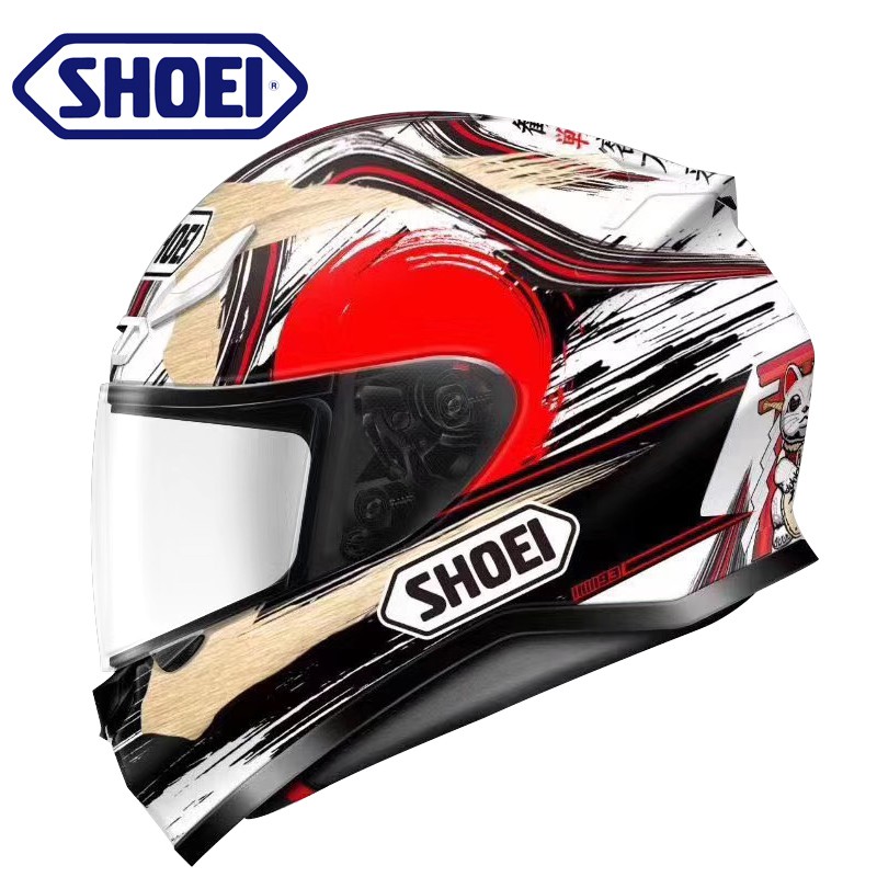 ญี่ปุ่น SHOEI Lucky Cat หมวกกันน็อคมอเตอร์ไซค์ผู้ชายและผู้หญิง Z Anti ...