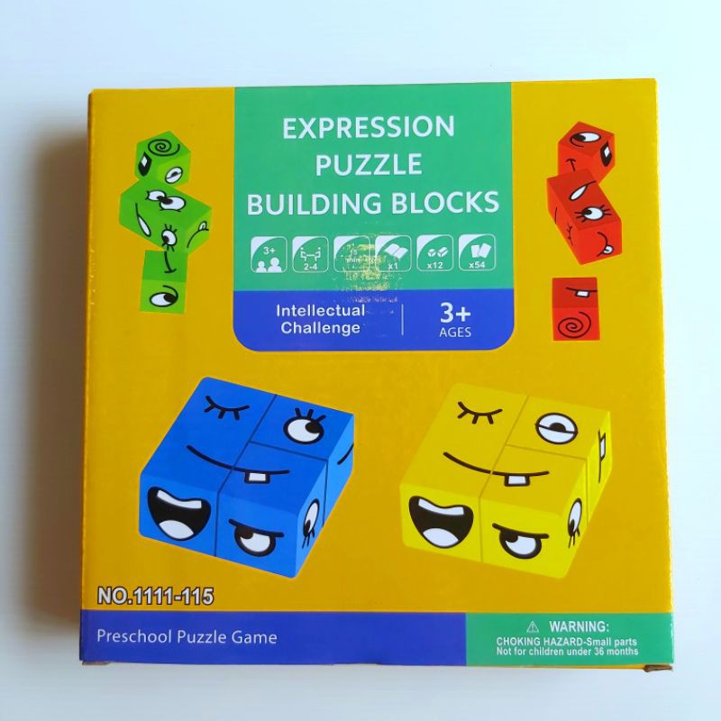 Expression Puzzle Building Block เกมต่อหน้าหลากอารมณ์ - ploenkids ...