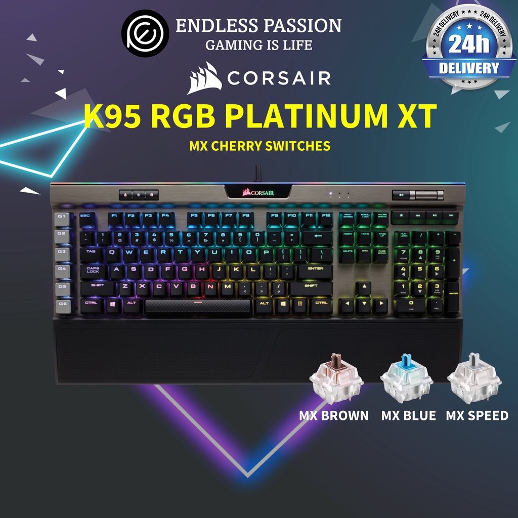 Hot sale-Corsair K95 RGB Platinum XT Mechanical Gaming Keyboard XR6X ...