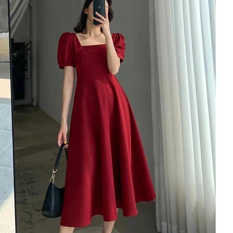 สิ่งที่แนบมา... Basic id ชุดเดรสแฟชั่น สไตล์เกาหลี สําหรับผู้หญิง ...