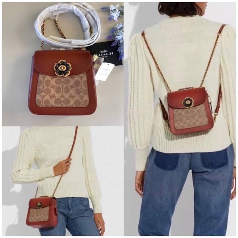 COACH MADISON NEW IN BACKPACK 18 IN SIGNATURE CANVAS - tungpaeng_pe ...