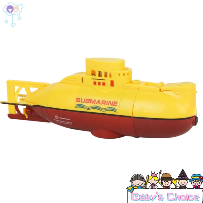 Mini RC Submarine Ship 6CH High Speed Radio Remote Control Boat Model ...