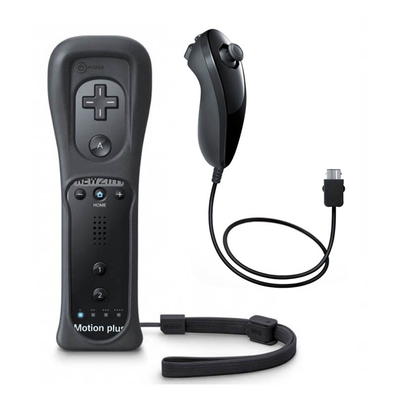 2 in 1 Wireless Remote Controller For Nintendo Wii Motion Plus Gamepad ...