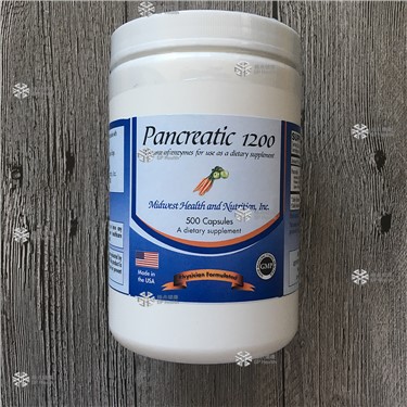 【ต่างประเทศสั่งซื้อล่วงหน้า】♗Pancreatin Trypsin 1200mg 500 เม็ด ...