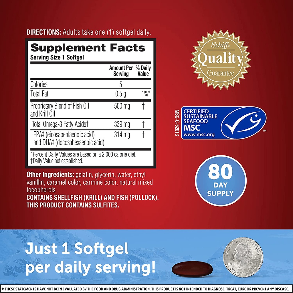 พรัอมส่งภายใน 24 ชม ????????นำเข้า???????? Schiff Megared Omega 3 Fish ...