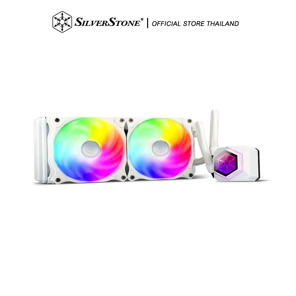 SILVERSTONE PERMAFROST PF240 WHITE ARGB - silverstone_thailand - ThaiPick