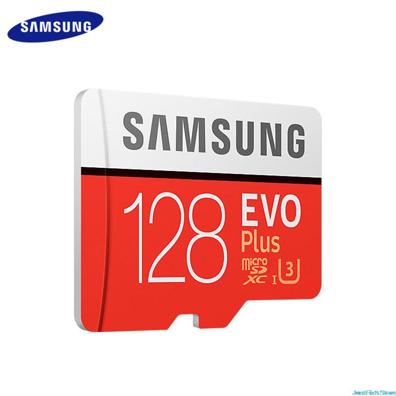 New Memory Card SAMSUNG EVO PLUS 256GB High Speed 100 MBS Micro SD ...