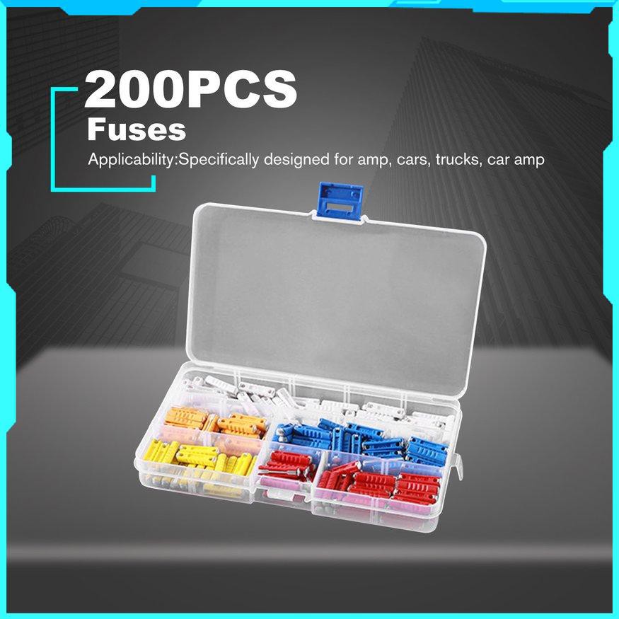 ชุดฟิวส์เซรามิกสําหรับรถยนต์ Torpedo Bullet Fuse Assortment Kit 5A-25A ...