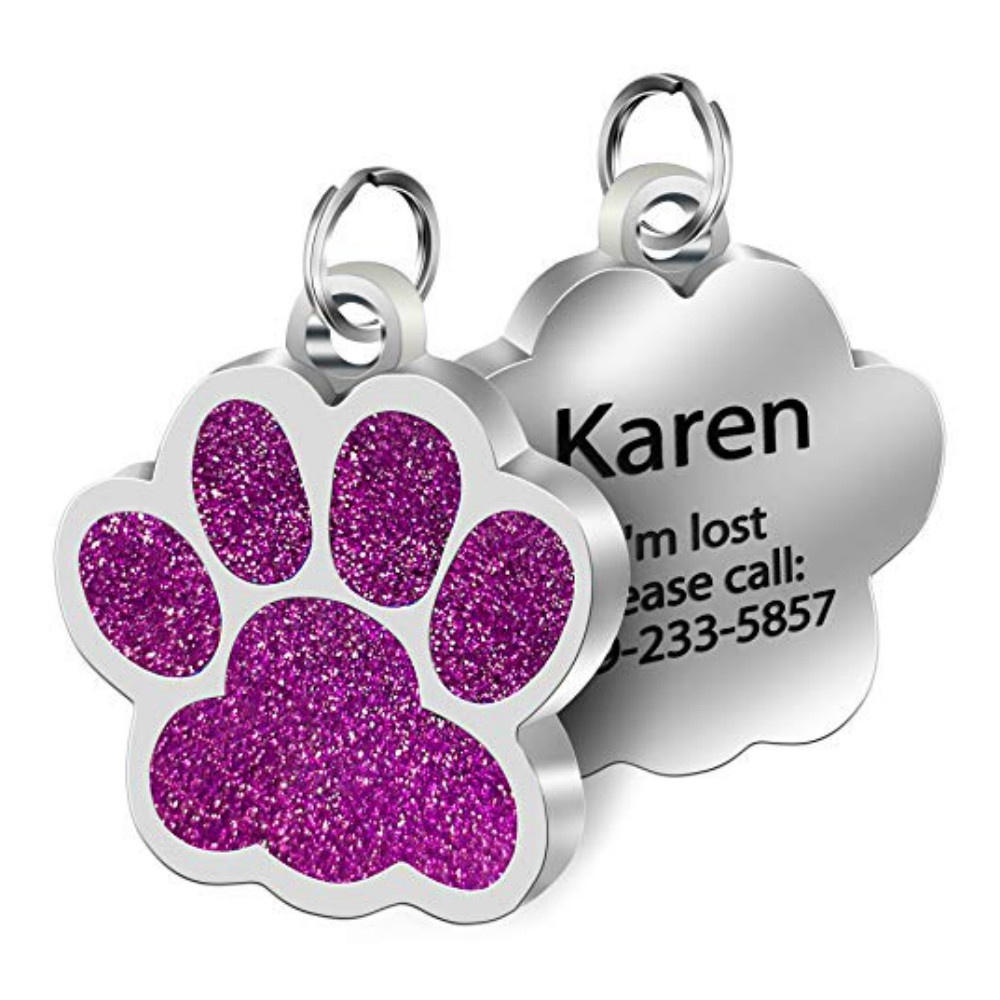 Custom Puppy Dog Tag Anti lost Engraved Pet Dog Collar Accessories ...