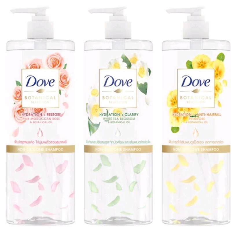 Dove Botanical Selection Shampoo 450 ml. | Shopee Thailand