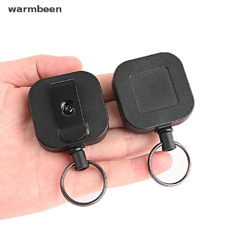 (warmbeen) Wire Rope Camping Telescopic Burglar Key Holder Keychain ...