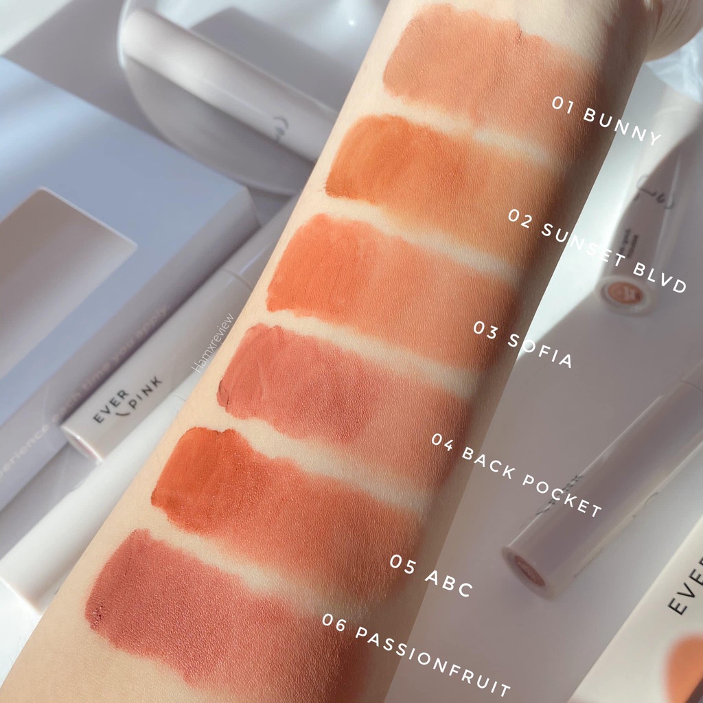 Everpink Feel Good Mouse Lip Tint Exclusive Set 6 สี เอฟเวอร์พิงค์ ฟีล ...