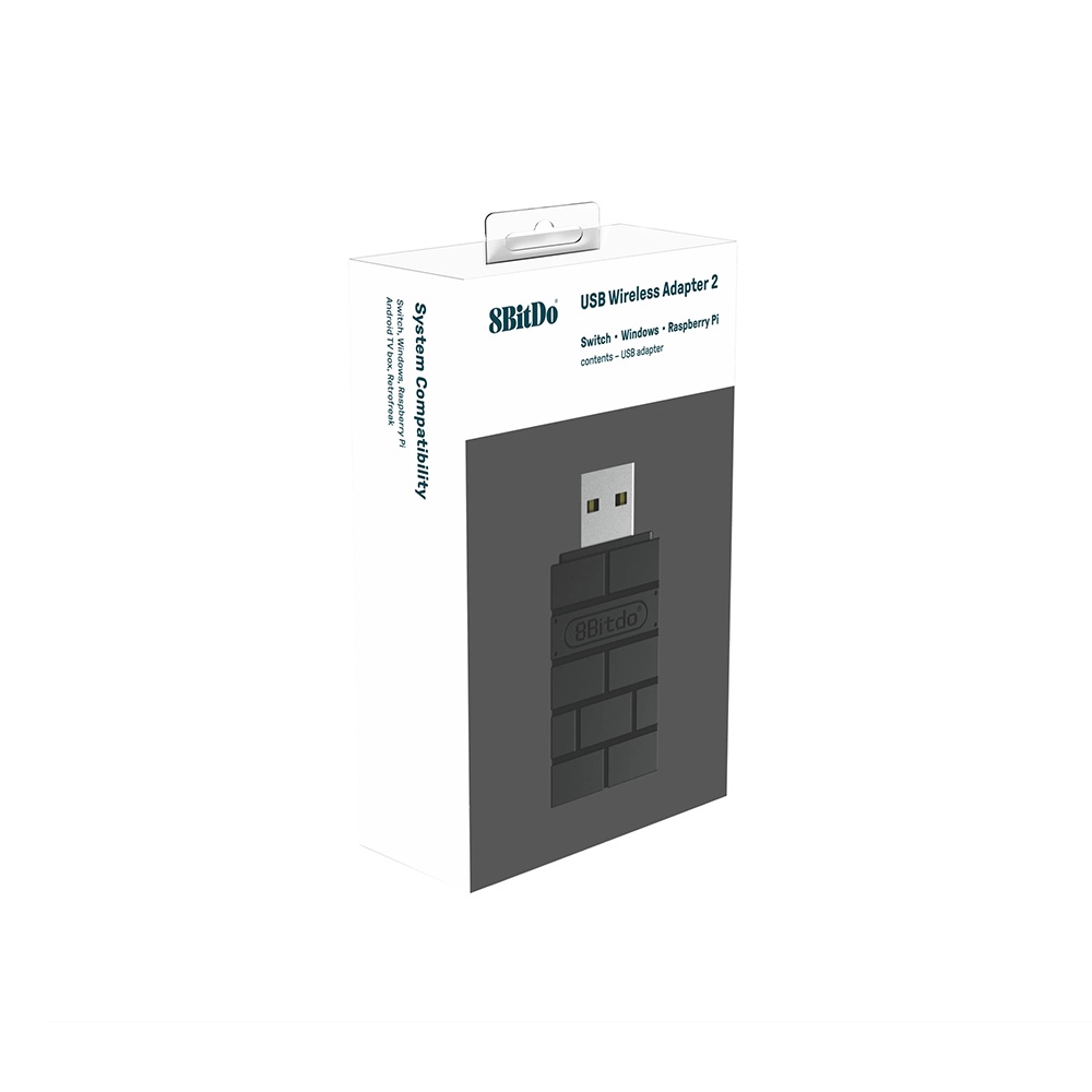 8Bitdo USB Wireless Adapter 2 ( Black ) - gcorners - ThaiPick