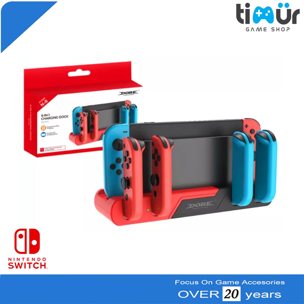 แท่นชาร์จ 6 in 1 สําหรับ Nintendo Switch OLED Joy-Con Joy-Con Game Card ...