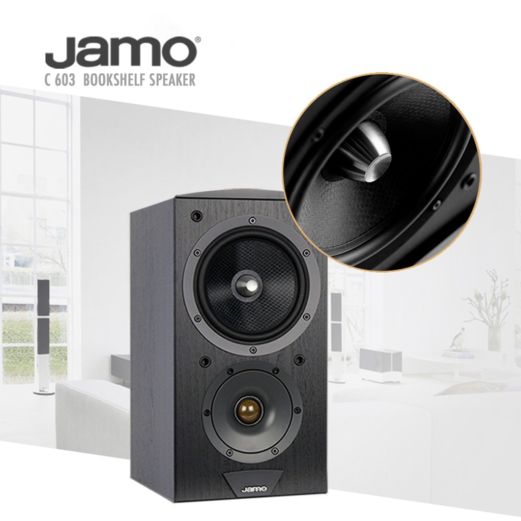 ลำโพง | JAMO - C 603 BOOKSHELF SPEAKER | Passive Speaker Monitor Sound ...