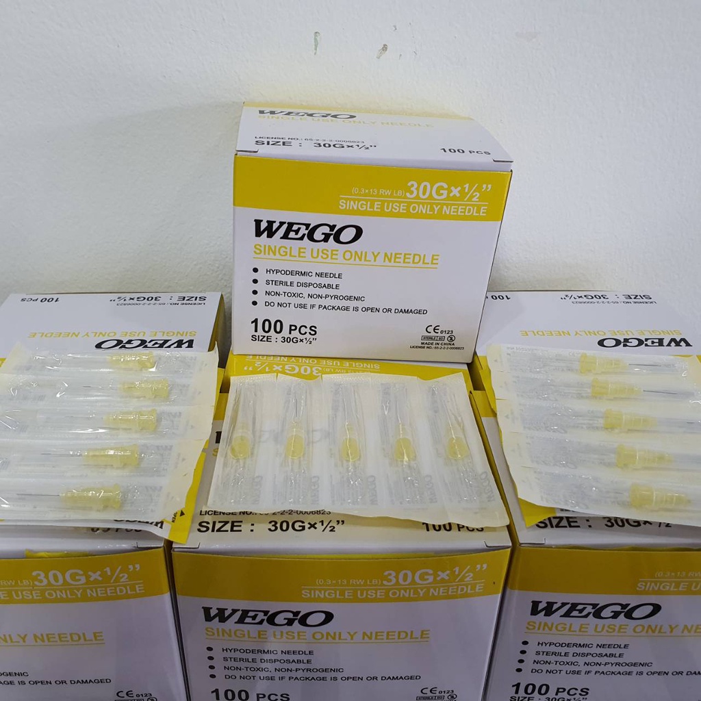 WEGO 30G12 100 ชิ้น - apiradeemedicalsupply - ThaiPick