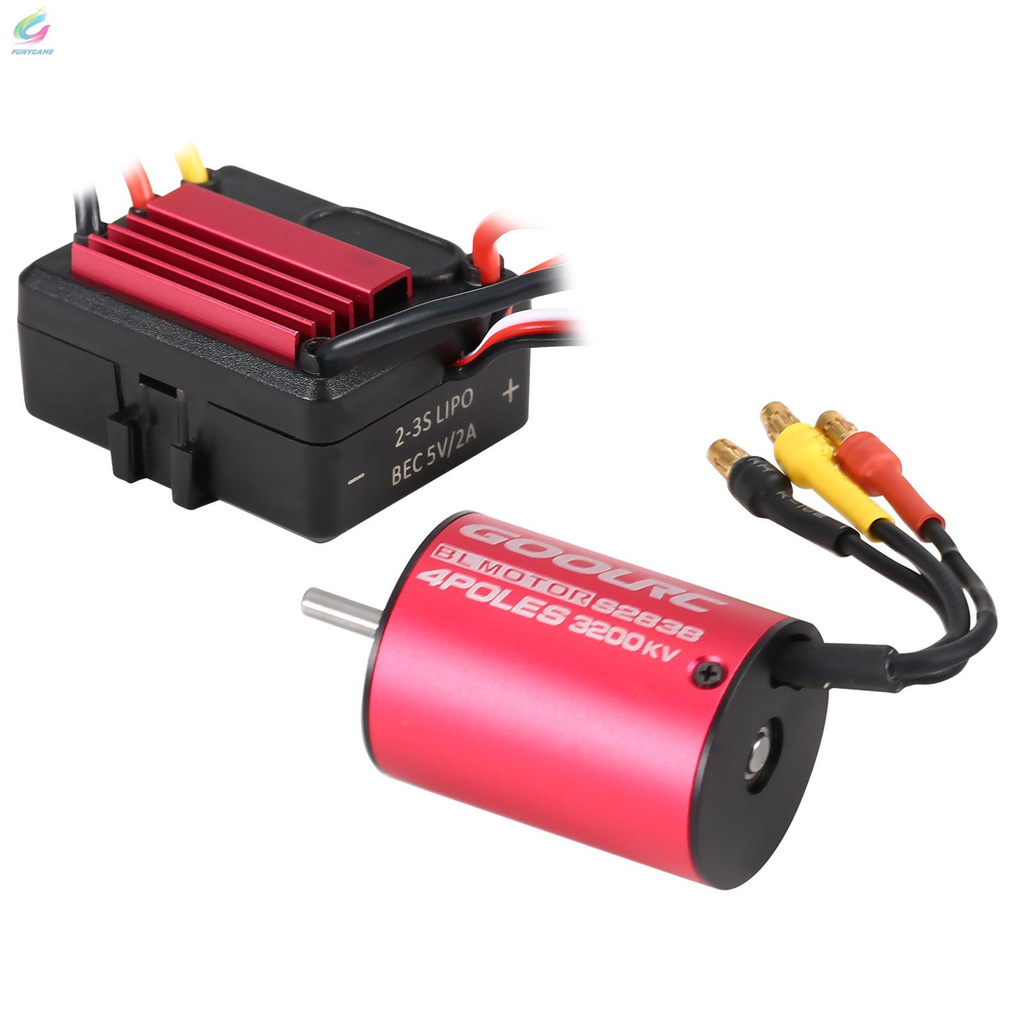 Goolrc S2838 3200kv มอเตอร์ Brushless Esc ไฟฟ้า 35a Brushless Esc ไฟฟ้า ...